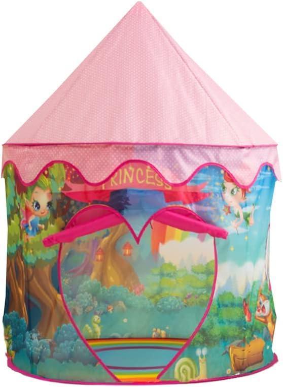 Kid's Pink Yurt Fairy Play Tent Polyester