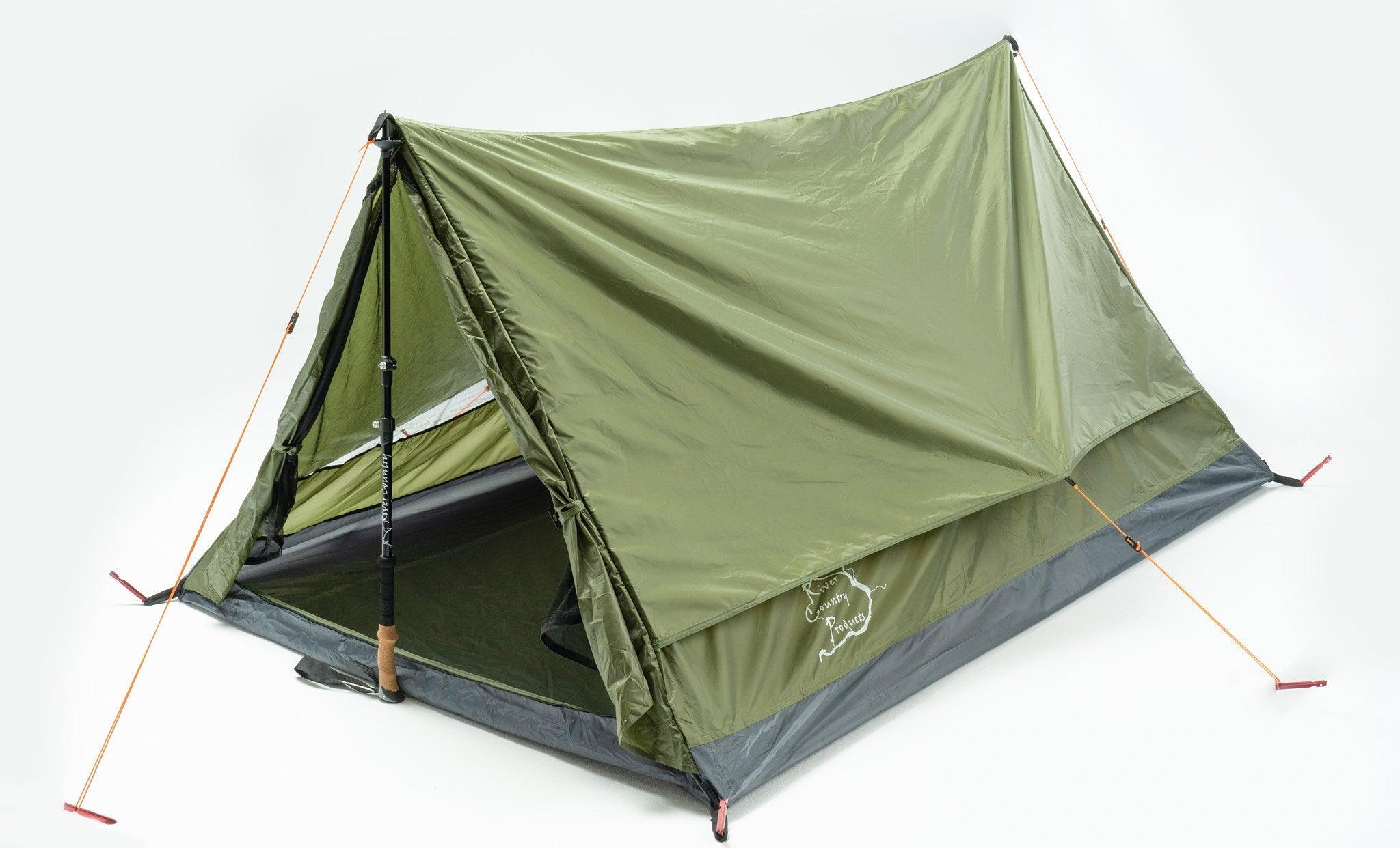 River Country Products Ridge Tent for 2 People Green Polyester Ultrali